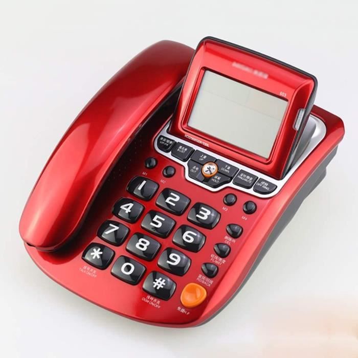 Téléphone Domestique Sans Fil À Grand Écran, Ligne Fixe De Style ...