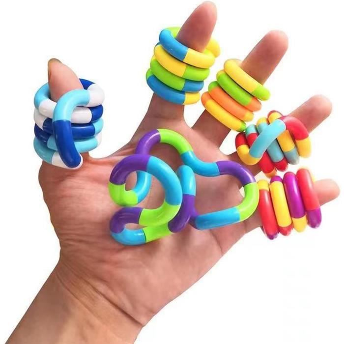 Jouet Fidget - TWISTER - 6 Pièces - Anti Stress Enfant - Objet Anti ...