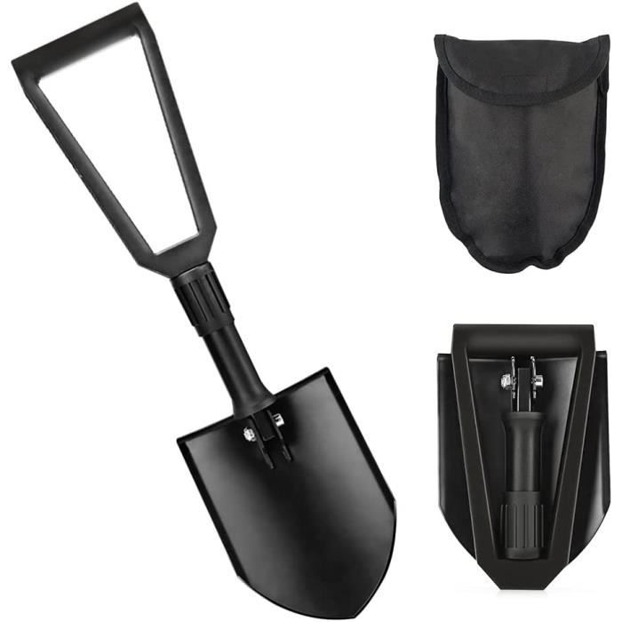 Pelle Pliable, Ultra Solide Pelle Pliante Multi usages avec Pochette de Rangement,pour Les ...