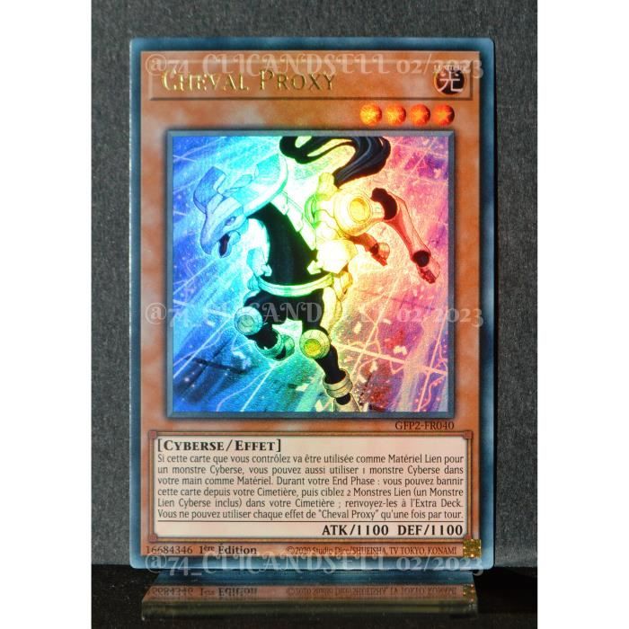 Carte YU-GI-OH GFP2-FR040 Cheval Proxy NEUF FR - Cdiscount Jeux - Jouets