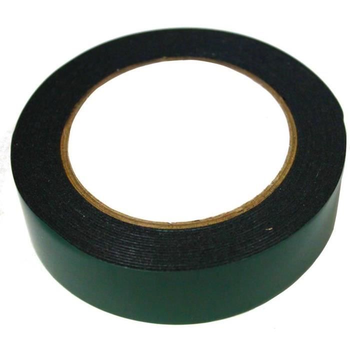 Ruban bande adhésive double-face forte 30 mm 5 m - Cdiscount Bricolage