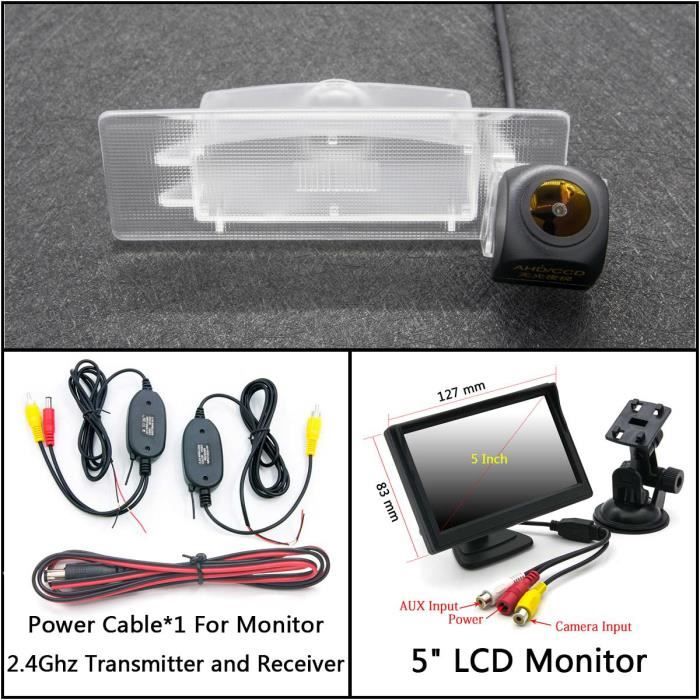 Caméra de recul,Caméra de recul pour véhicule AHD 1280x720P, moniteur ...
