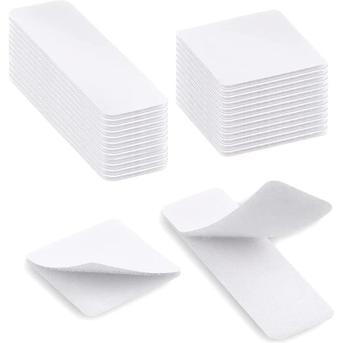 24 Paires Scratch Autocollant Double Face, Autocollant, Bande, Crochet ...