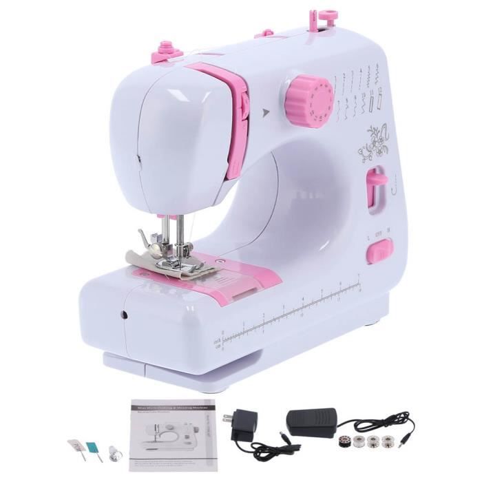 Drfeify Machine à coudre Overlock 505A 605 Machine à coudre domestique ...