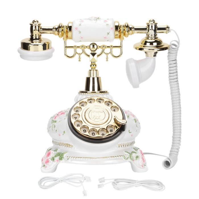 Fdit téléphone rétro européen Téléphones rotatifs vintage de conception ...