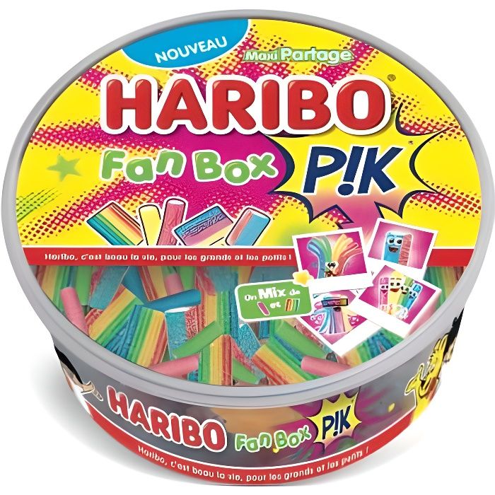 Boite de bonbons Fan Box Haribo - 500g - Cdiscount Au quotidien