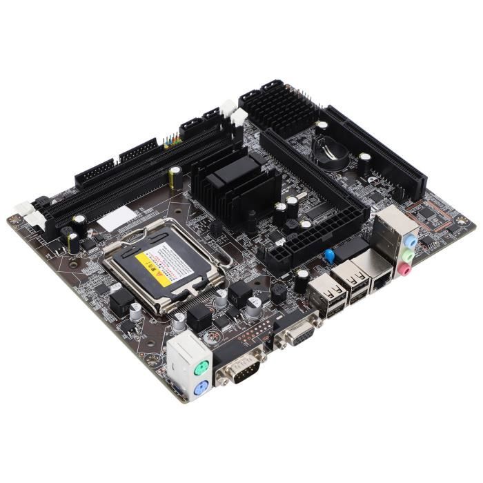 Carte Mère LGA 775 DDR3 Pour Ordinateur De Bureau Double Canal Chipset ...