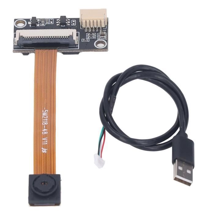 Qiilu Module de caméra industrielle Module de caméra 5MP Noir Mise au ...
