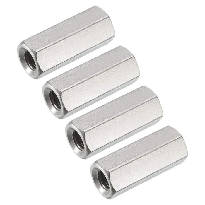 4 PièCes M6 X 1 Pas 25 Mm de Long 304 éCrou Hexagonal D'Extension de ...