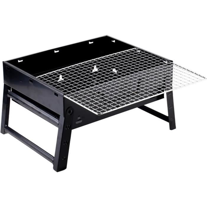 Gril de barbecue extérieure portable 430 en acier inoxydable pliante un barbecue Grills de ...