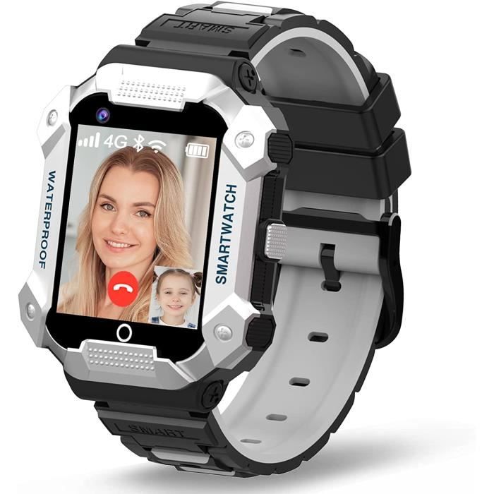 PTHTECHUS Montre Connectée Enfant - 4G Smartwatch Connect Téléphone ...