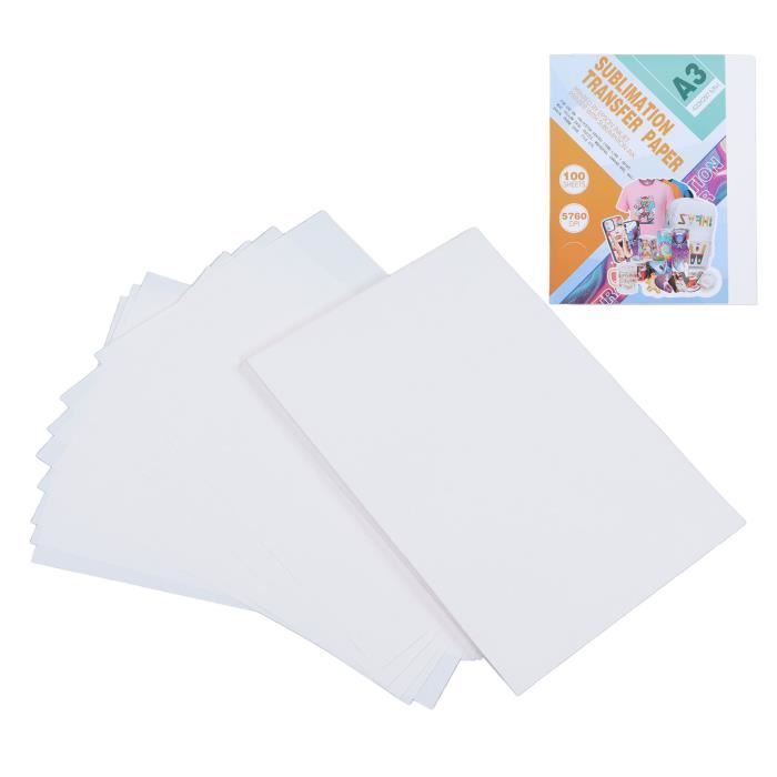 Kaifshop - papier de sublimation thermique 100 pièces papier de ...