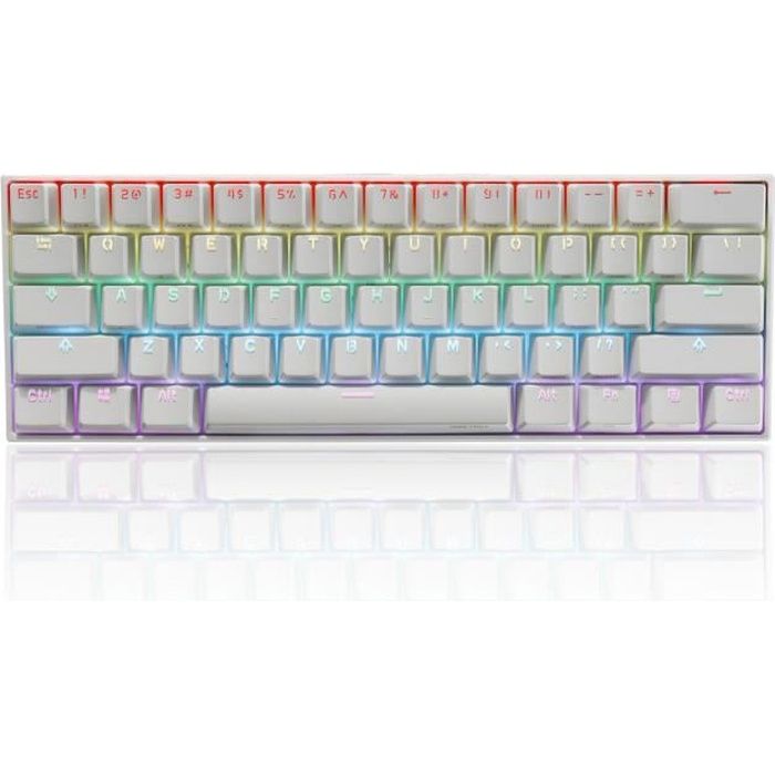 Gateron Clavier Gamer Mécanique QWERTY bluetooth 4.0 RGB Anne Pro 2 60% ...