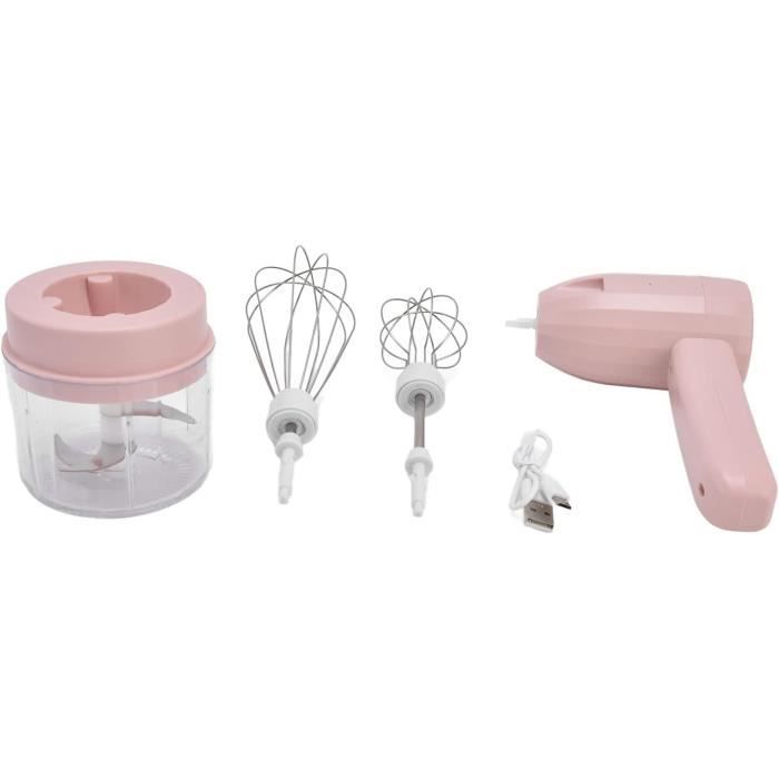 Batteur À Main, Mini Batteur À Oeufs Électrique Sans Fil À 5 Vitesses ...