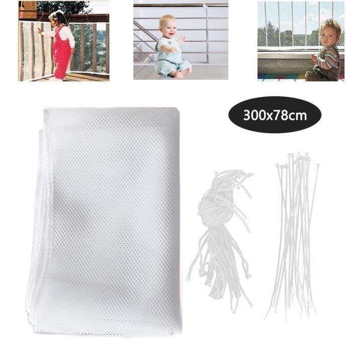 Filet de Protection pour Escalier et Balcon, Balustrade Escalier Filet ...