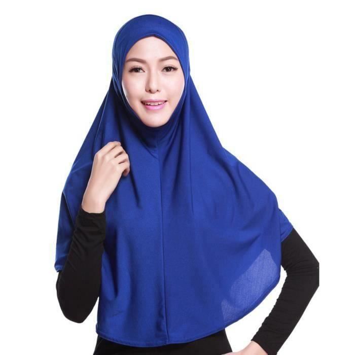 Ywei Foulard hijab Musulman Islamique Femme Echarpe Châle Turban Coton ...