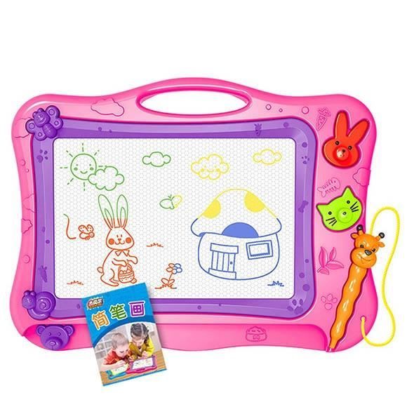 PLANCHE A DESSIN,Pink--Tableau de gribouillage magnétique coloré ...