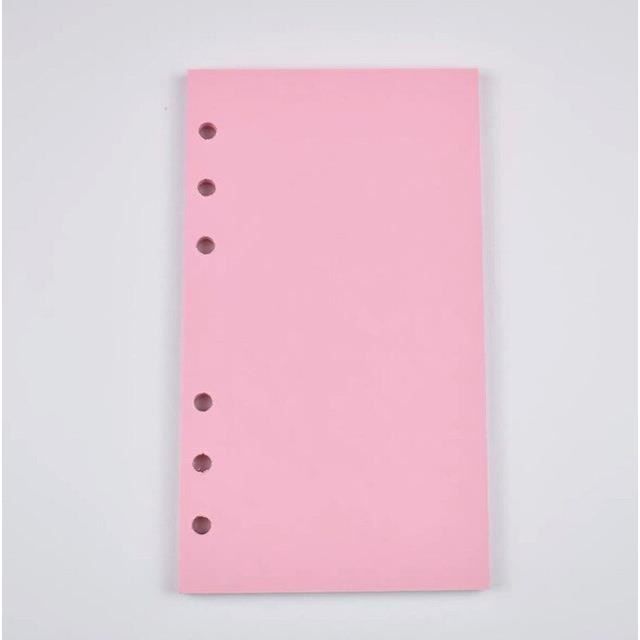 CAHIER,pink blank-A6--organisateur de carnet de notes A5 A6, classeur ...