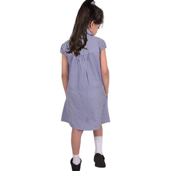 Uniforme Scolaire Plissés Vichy Carreaux Robe d'été Avec Bobble Pour ...