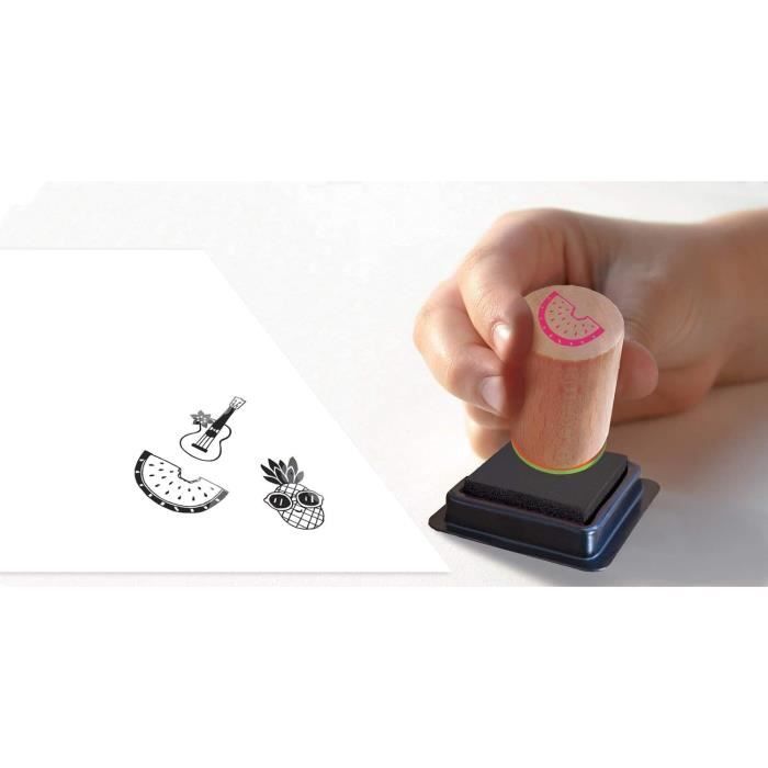 Aladine - Tampons Enfants Stampo Lovely - Coffret 15 Tampons Support ...