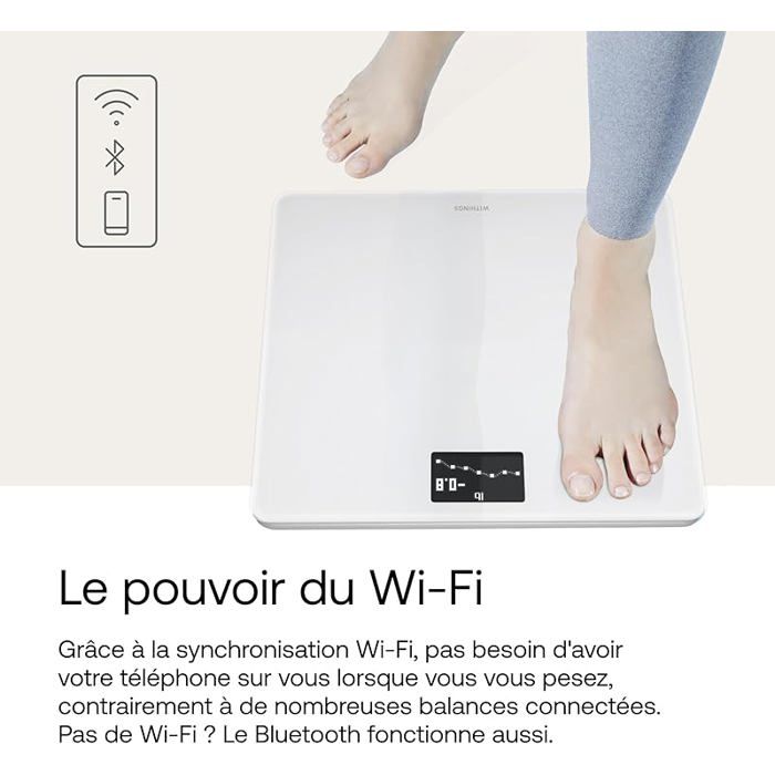 Body - Balance Connectée WIFI avec Suivi du Poids et de IMC Pèse ...