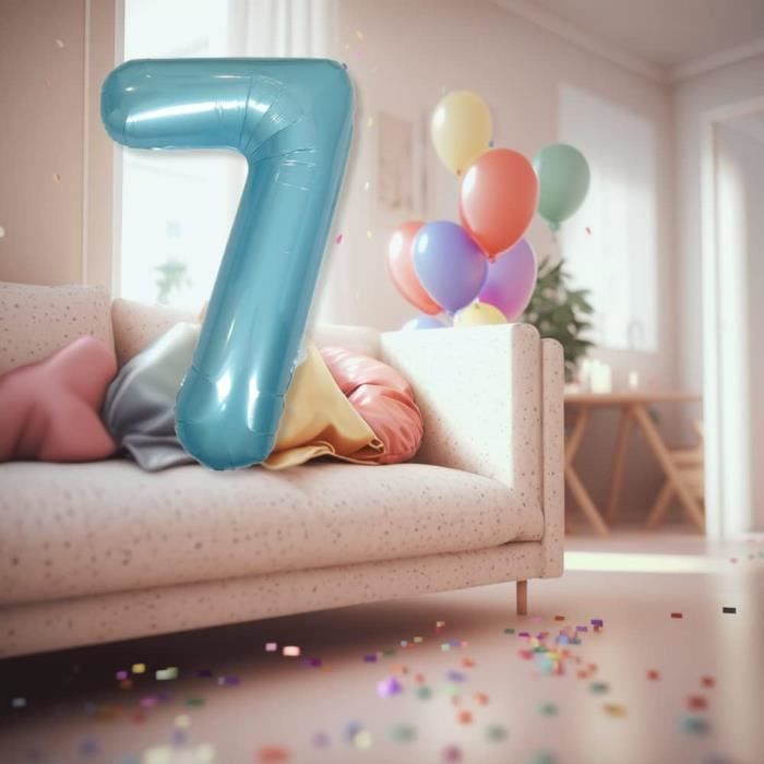 Ballon 20 Ans Bleu Xxl-Ballon Anniversaire 20 Ans Decoration,Ballon ...