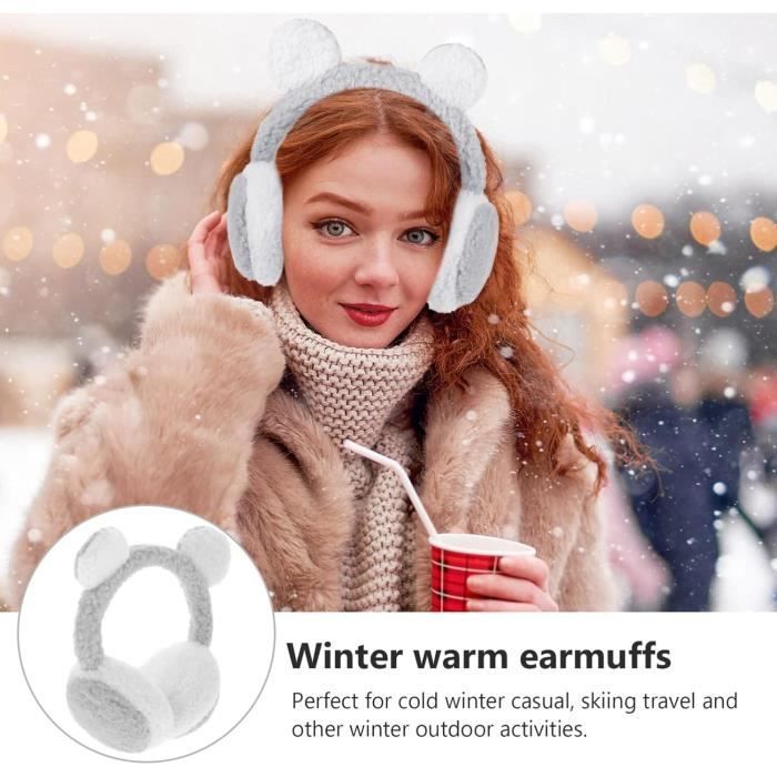 Cache-Oreilles D'Hiver Cache-Oreilles Animaux Oreille D'Ours Cache ...