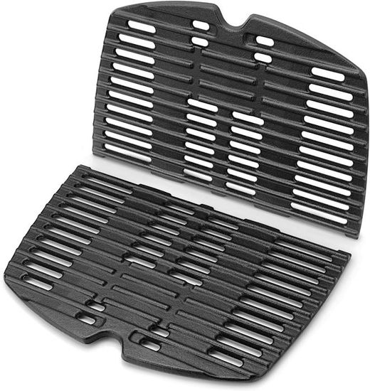 Lot de 2 pièces de rechange en fonte 7644 pour barbecue Weber Q100,Q1000,Q120,Q1200,Q140,Q1400 ...