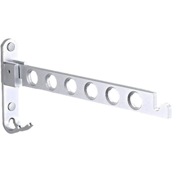 Pliage Mural Séchoir À Linge Porte-serviettes Étendoir Avec Crochet ...