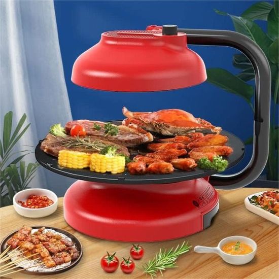 Luernas Barbecue Grill, Grill Électrique Sans Fumée 3D Avec Technologie ...