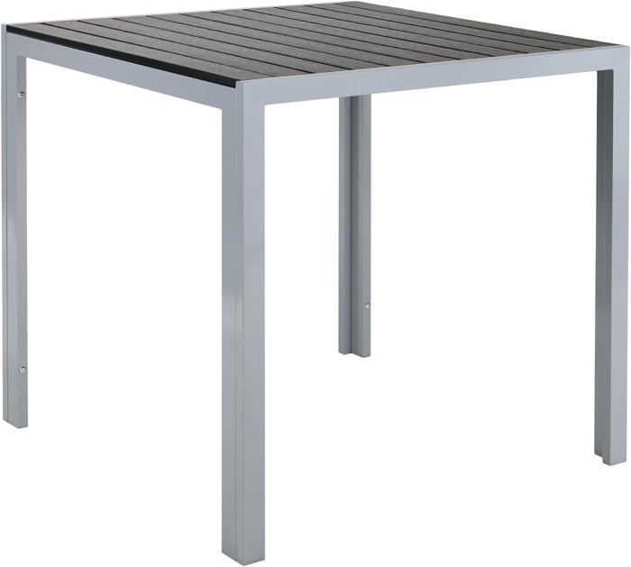 Table de jardin en aluminium 75 x 75 cm - Résistante aux intempéries ...
