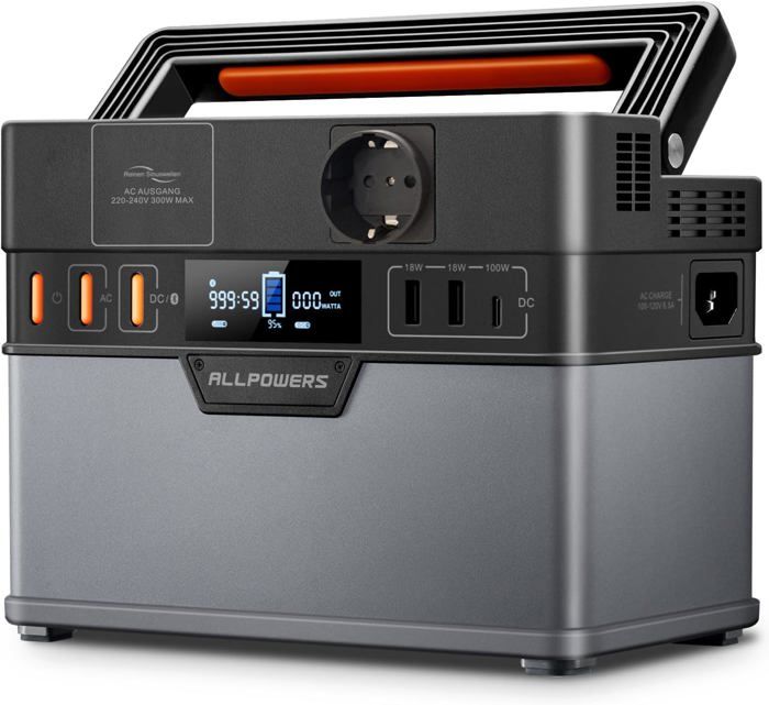 Centrale électrique portable 300 W 288 Wh Générateur mobile S300 ...