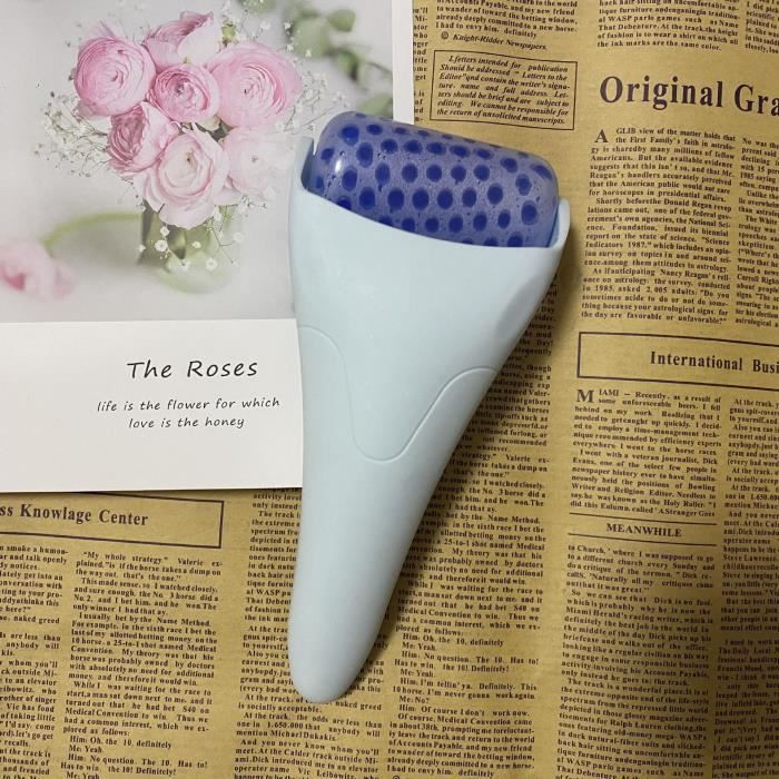 Bleu Rouleau De Glace Pour Le Visage Outil De Lifting De La Peau