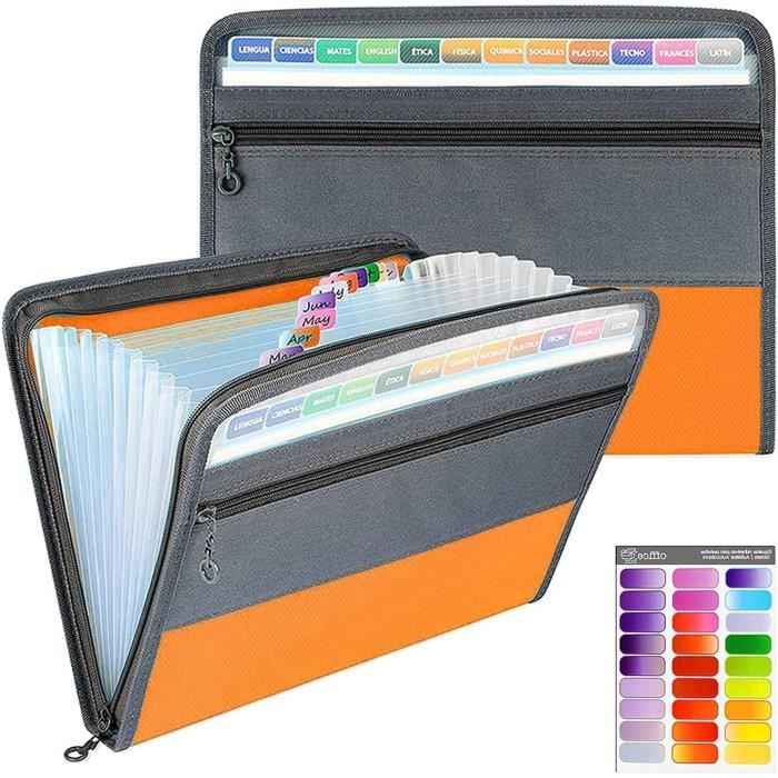 Trieur Document Bureau Metal, Extensible Pochettes pour A4 Trieur ...