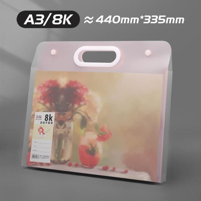 A3 rose - HCKG Dossier de classement ouvert pour étudiants, Sac de ...