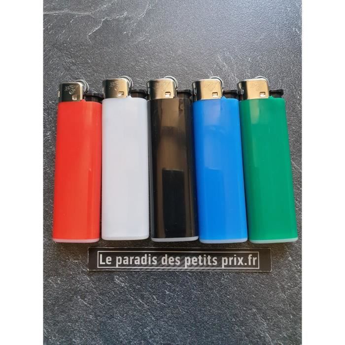 5 briquets BIC BX7 , briquet jetable à pierre , 5 coloris différents - Cdiscount Au quotidien
