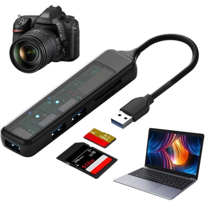 Concentrateur Usb - Ports Usb Multi Hub Usb 5 Ports Adaptateur ...