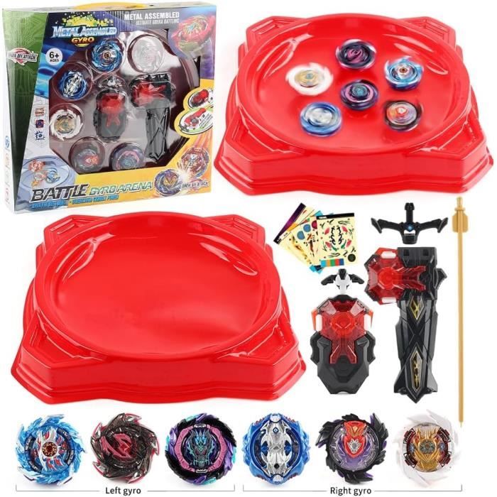 Bey Battle Tops With Pitchers & Stadium Arena Blade Set Kids Toys, 6Pcs ...