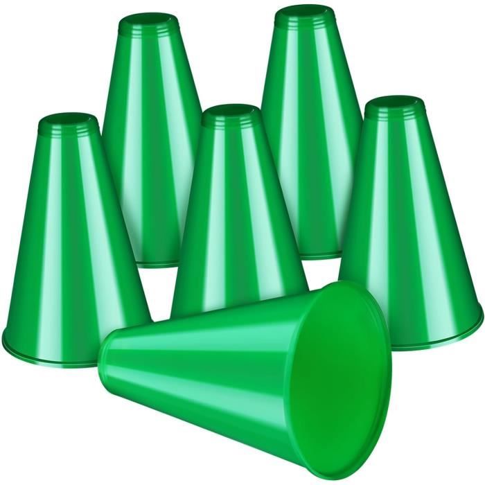 Poignée 6 Pièces Cône De Mégaphone En Plastique Applaudissements ...
