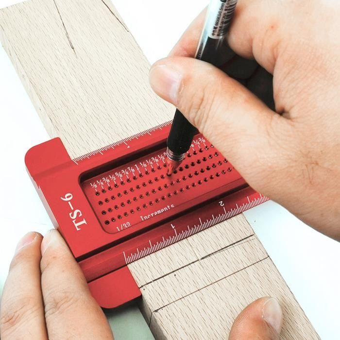 Jauge à tracer T-Type Scriber Gauge DIY pour le travail du bois ...