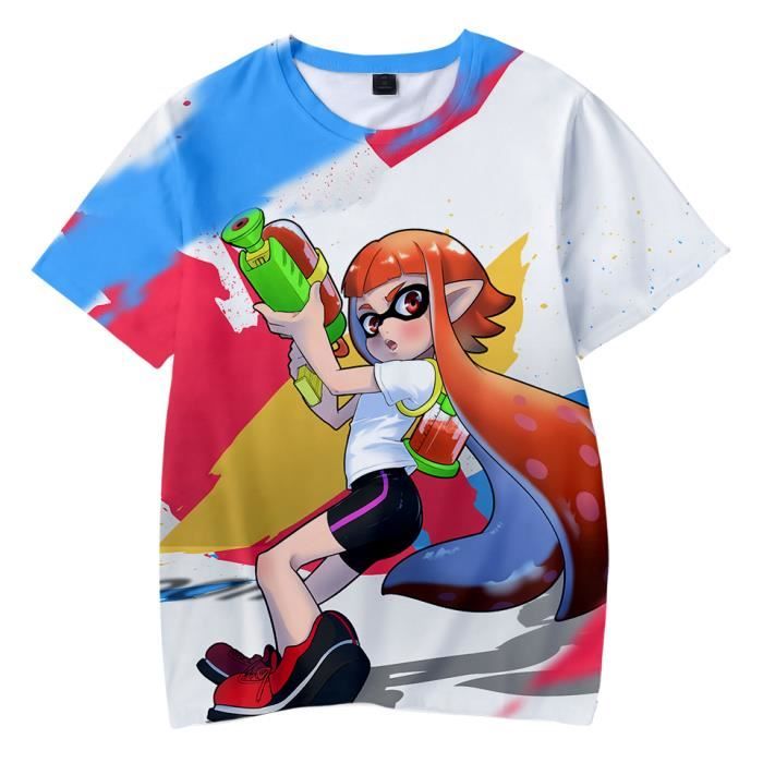 T-Shirt shark,Splatoon – imprimé Graffiti CD6YT17 Atf3a2116117 ...