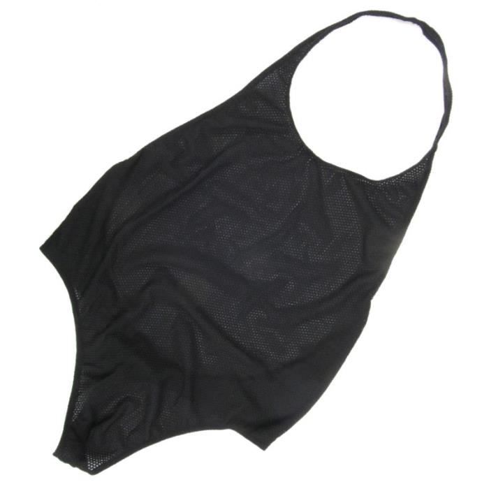 Body pour homme, justaucorps en Nylon et spandex, coupe profonde ...