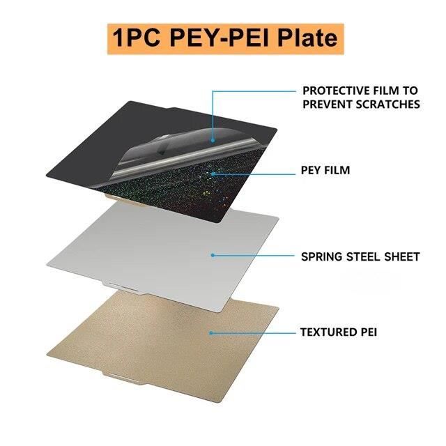 Plaque de construction - RNCYN - 257x257mm - Fibre de carbone - Double ...