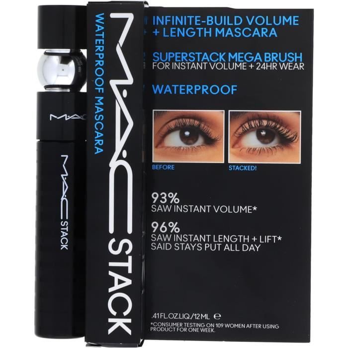 Stack Superstack Mega Brush Waterproof Mascara - Black Stack By For ...