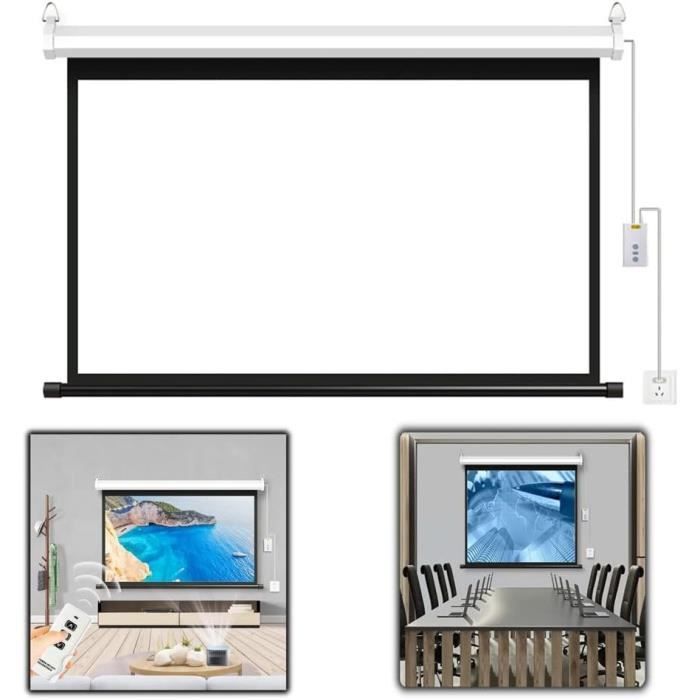 Écran De Projection De Cinéma Maison De 60 Pouces Avec Télécommande ...