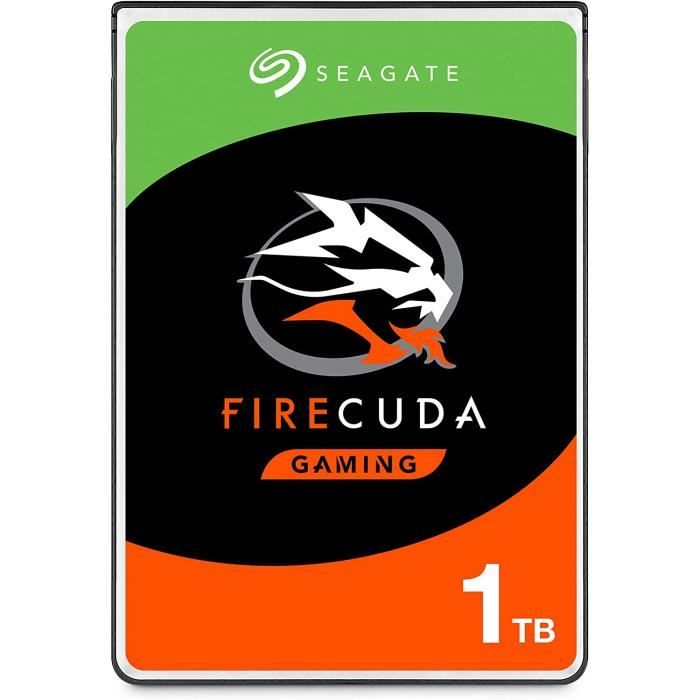 Seagate FireCuda, 1 To, Disque hybride hautes performances SSHD, 2,5 ...