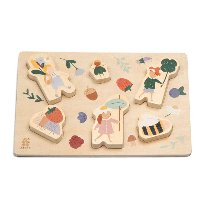Grand puzzle en bois Pixie Land - Cdiscount Puériculture & Eveil bébé