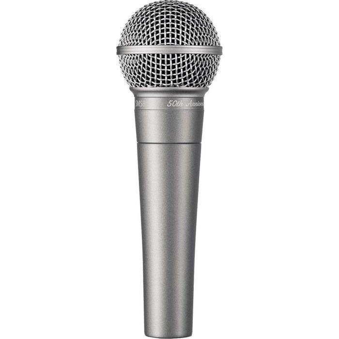 SHURE - Micro SM58-50A Voix - SM58 - Edition 50ème Anniversaire ...