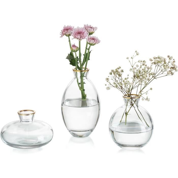 Petit Vase pour Décoration De Table Vases en Verre Faits À La Main pour ...