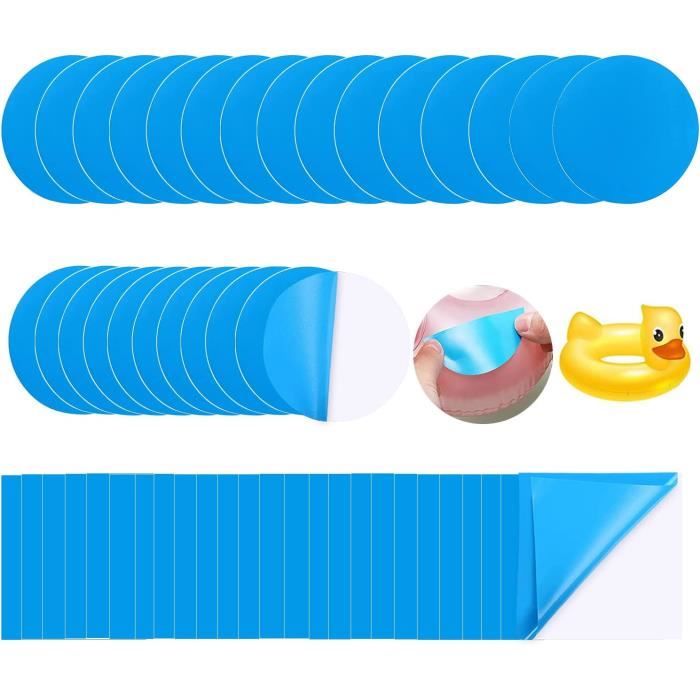 YumSur Rustine Piscine Pièces Patchs de Réparation Auto-Adhésifs PVC ...